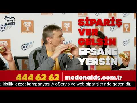McDonald's Sipariş Ver Gelsin, Efsane Yersin Teknik Direktör -  Sevdiği Reklamlar [Çocuk Reklam TV]