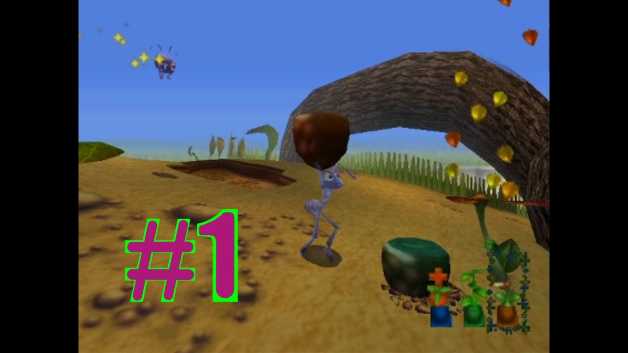 A Bug's Life for Nintendo 64 - Let's Play Levels 1 and 2 - YouTube