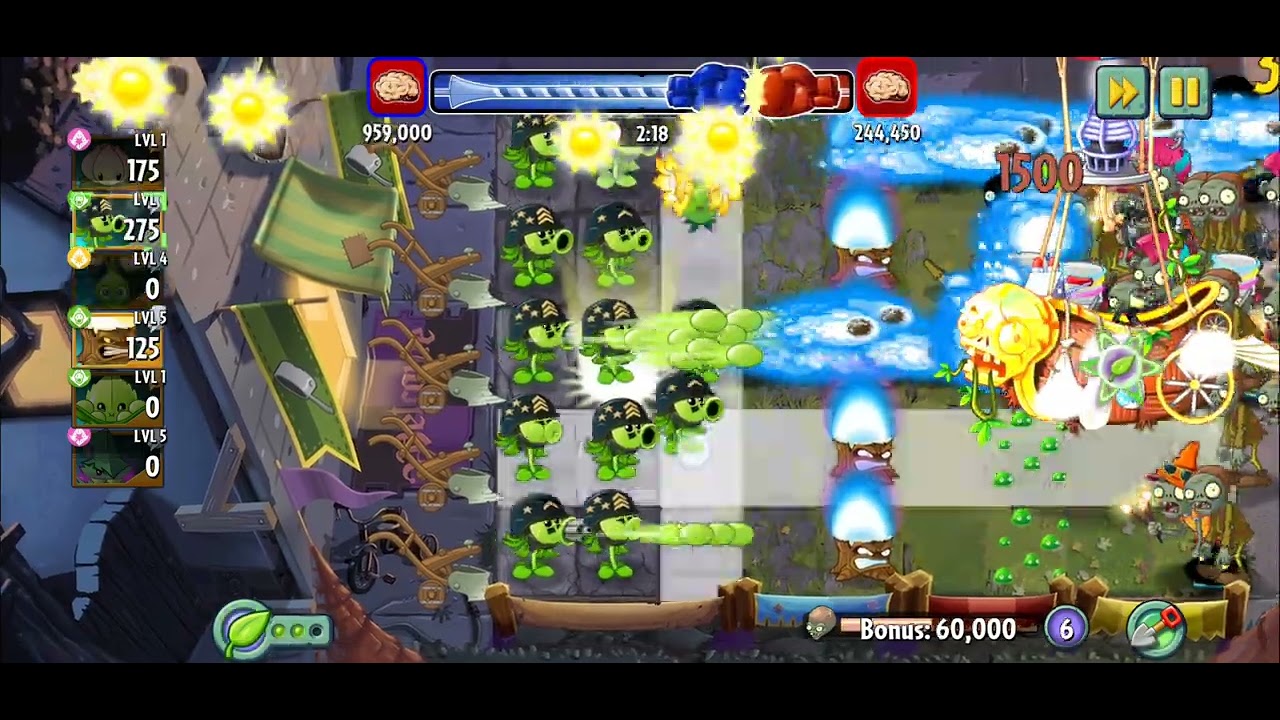 day 8 pvz arena strategy power lily season - YouTube