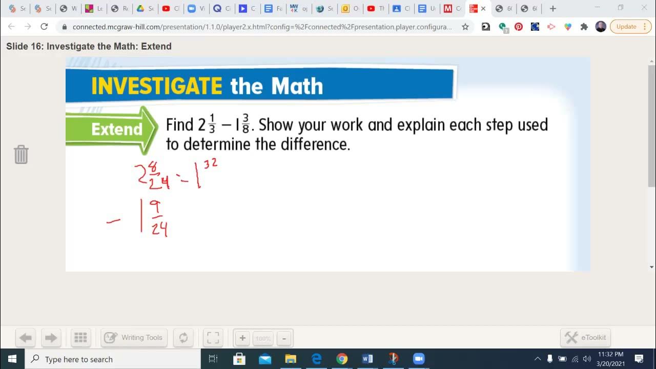 Grade 5 My Math Chapter 9 Lesson 13 - YouTube