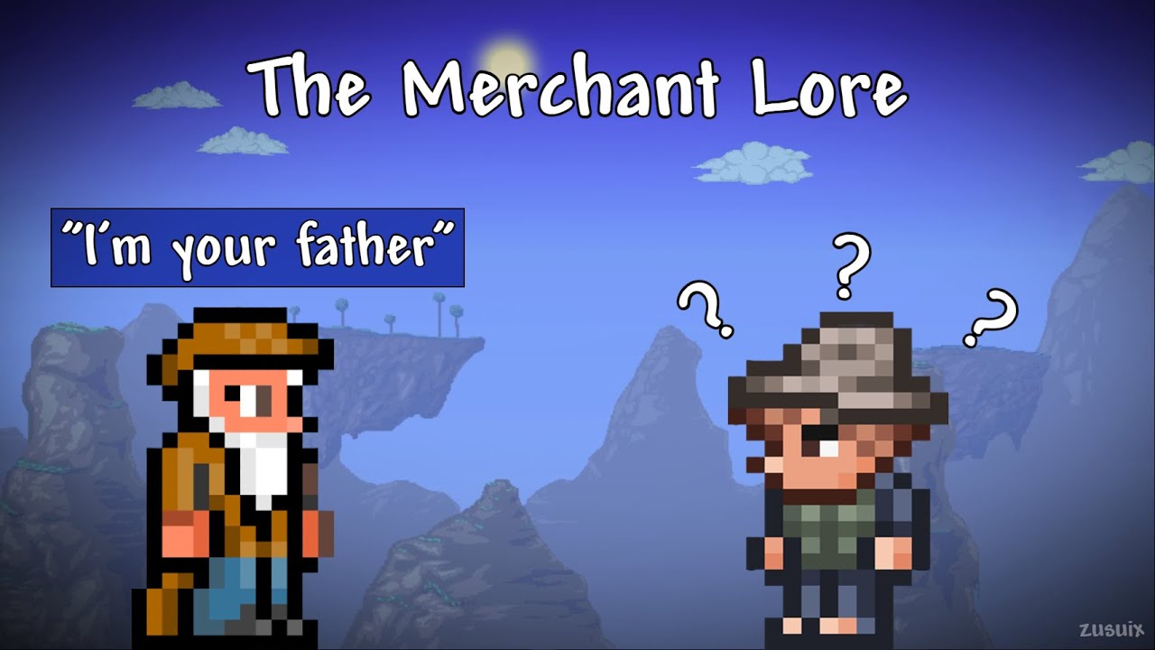 Terraria Merchant Lore in 2 Minutes - YouTube