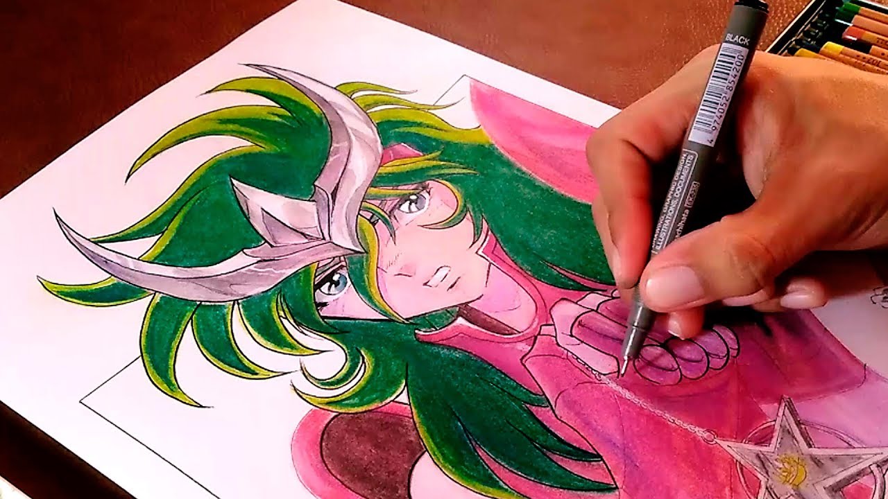 SHUN DE ANDROMEDA Speed Drawing | Shun ahora es mujer: Breve opinión ...