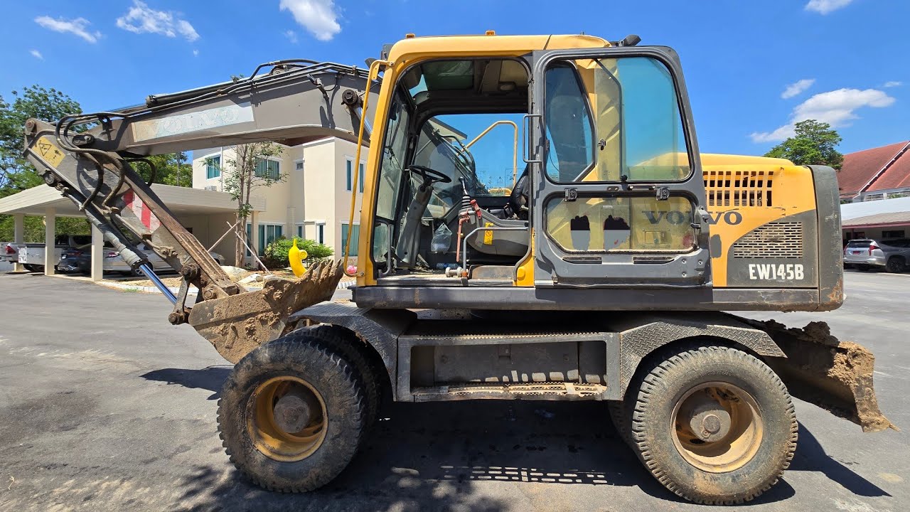 ขายคือเก่าครับ VOLVO EW145B เอกสารเล่มทะเบียน 0625870434 เก่ง - YouTube