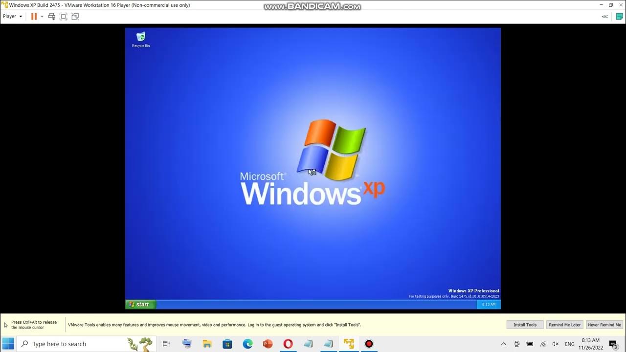 Windows Xp Pre Rc1 Build 2475 Youtube