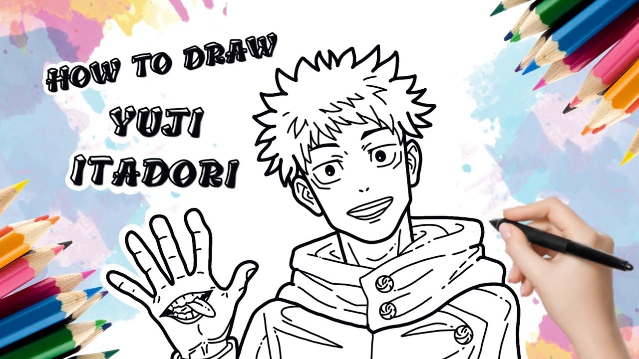 Learn How to Draw Yuji Itadori from Jujutsu Kaisen: Easy Step-by-Step ...
