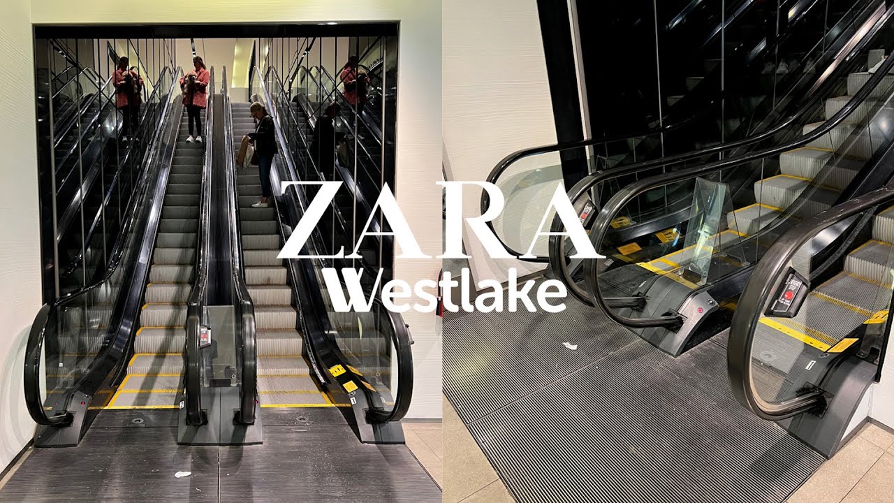 Schindler Single-File Escalators - ZARA, Westlake Center - Seattle, WA ...