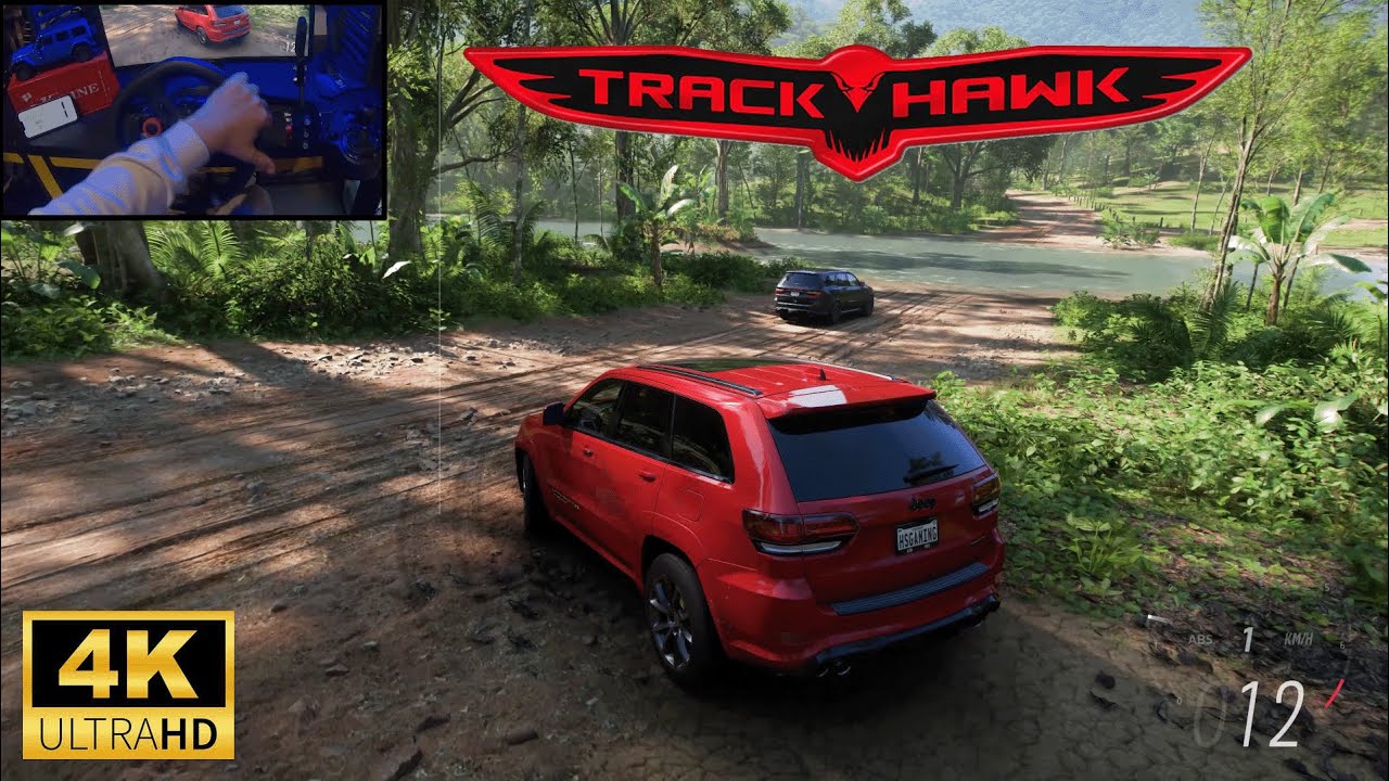 Forza Horizon Jeep track hawk VS Dodge Durango | Logitech G29 - YouTube
