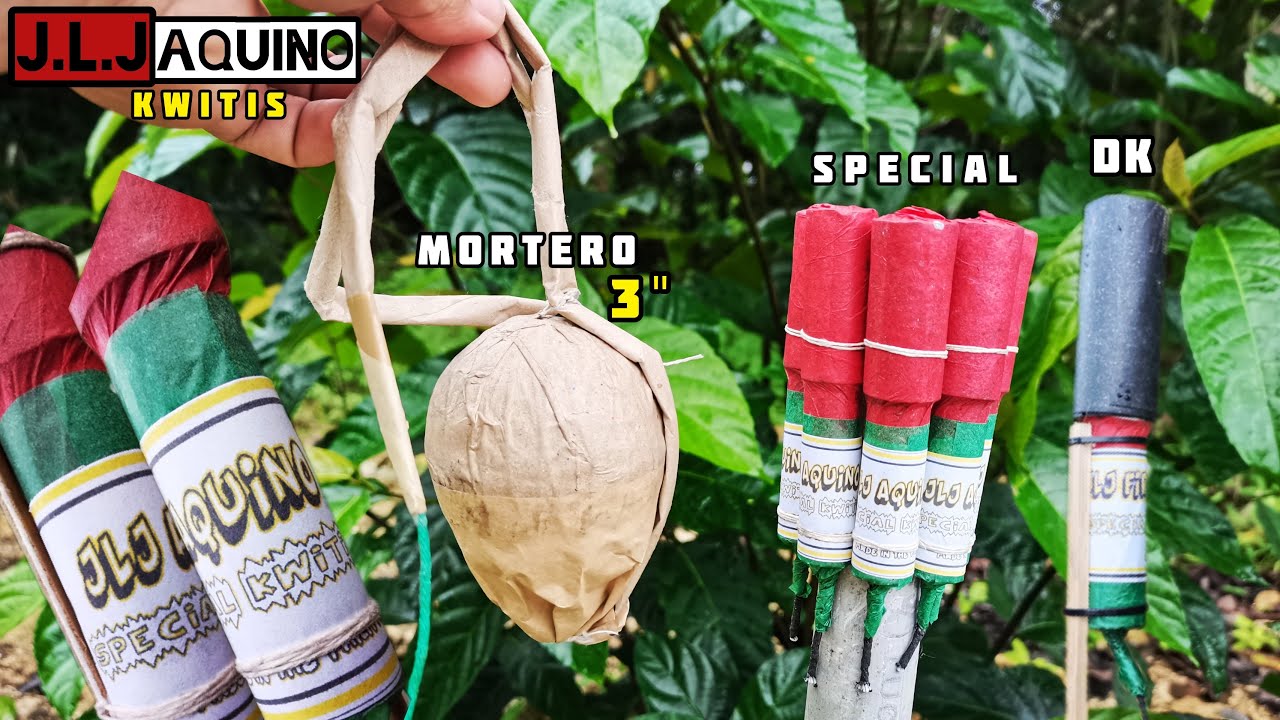 Kwitis paputok New label JLJ Aquino small | Mortero 3inch & DK JLJ ...