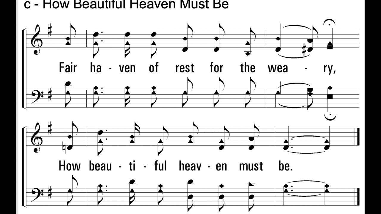 How Beautiful Heaven Must Be - YouTube