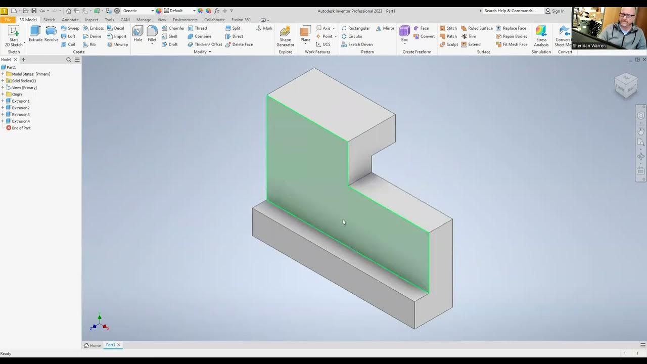 2d to 3d Drawing 13 - YouTube