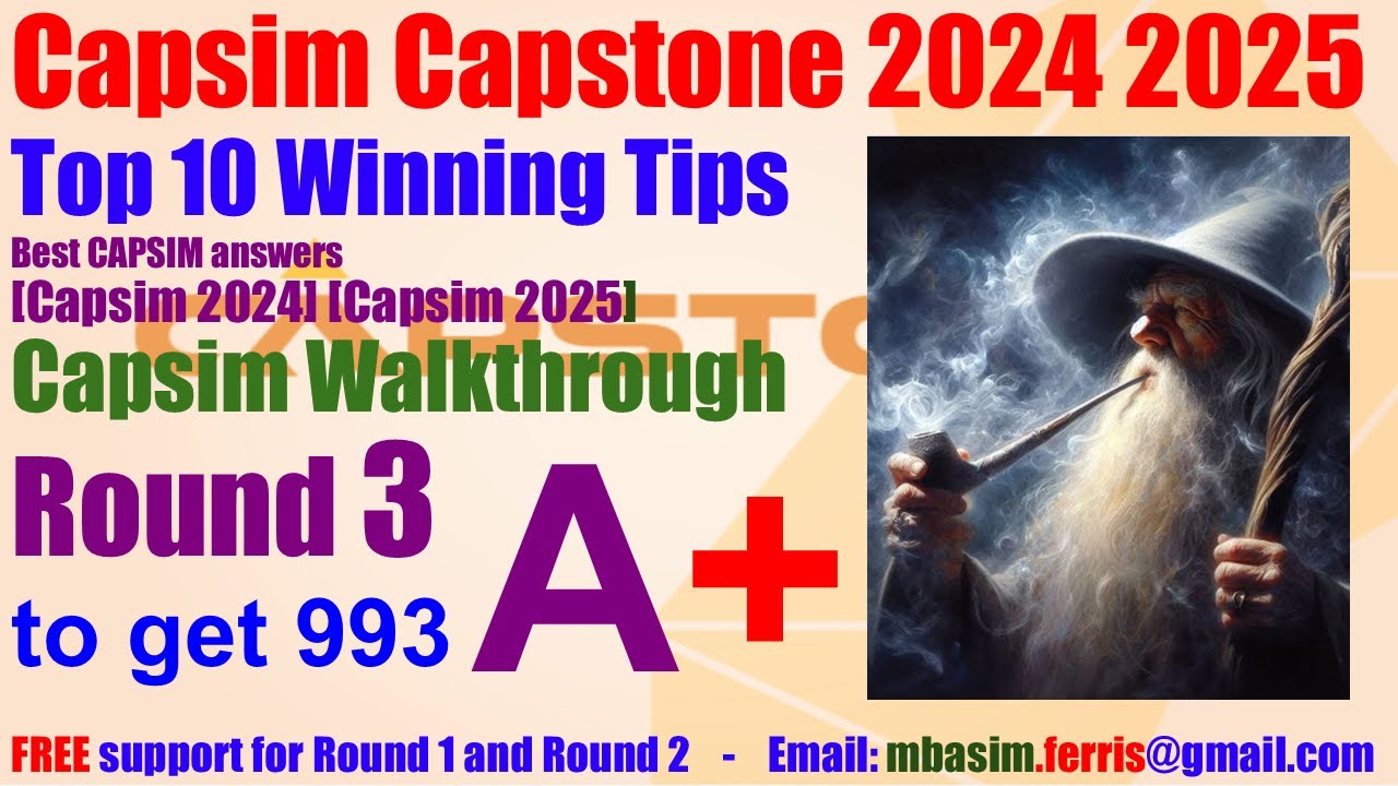 Capsim Round 3 How to win CAPSIM round 1 to round 8 answers Capsim 2025 ...