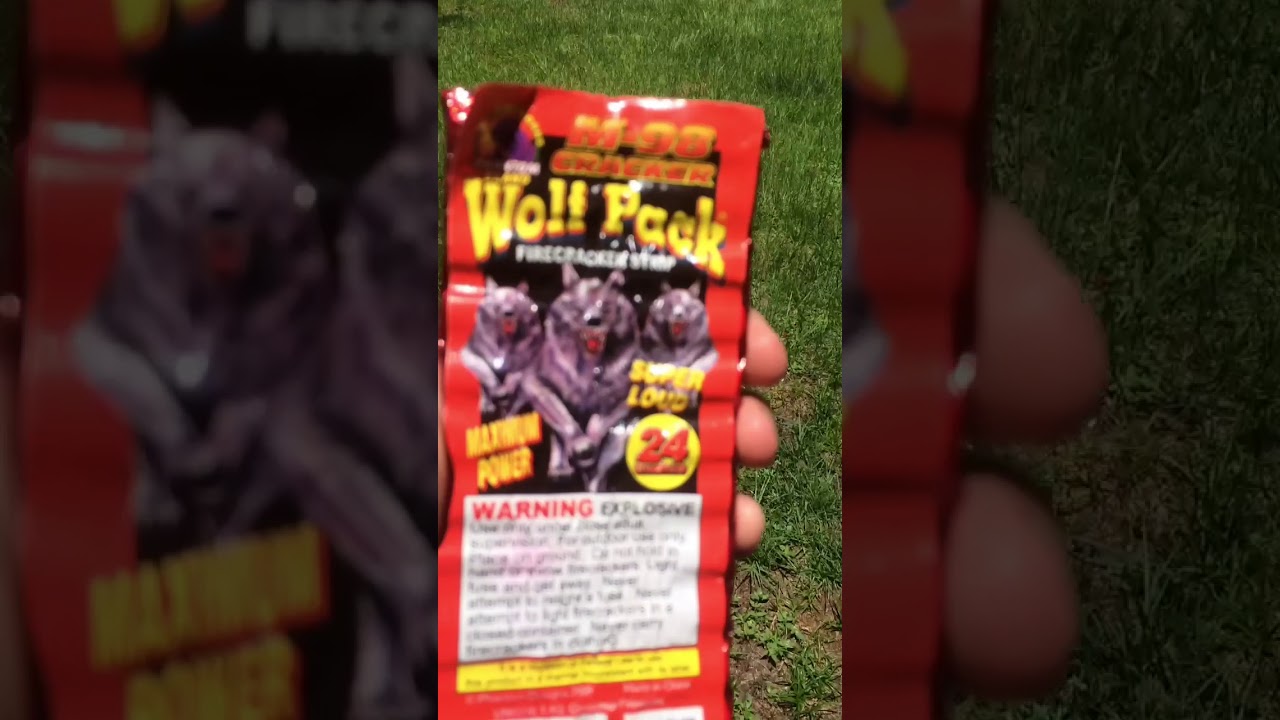 Wolfpack M-98 Firecracker Strip from Phantom Fireworks 2018 - YouTube