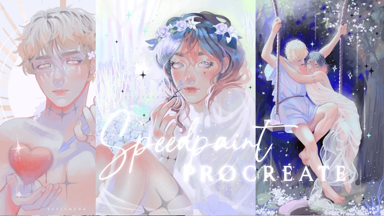 Speedpaint (PROCREATE compilation) - YouTube