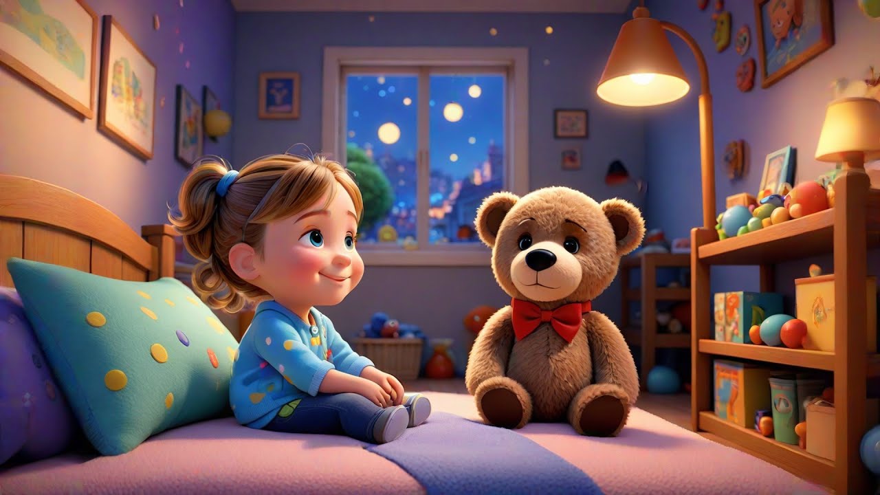 Baby Tia Hugs Her Teddy | Sweet Cuddle Song for Kids | Nursery Rhymes ...