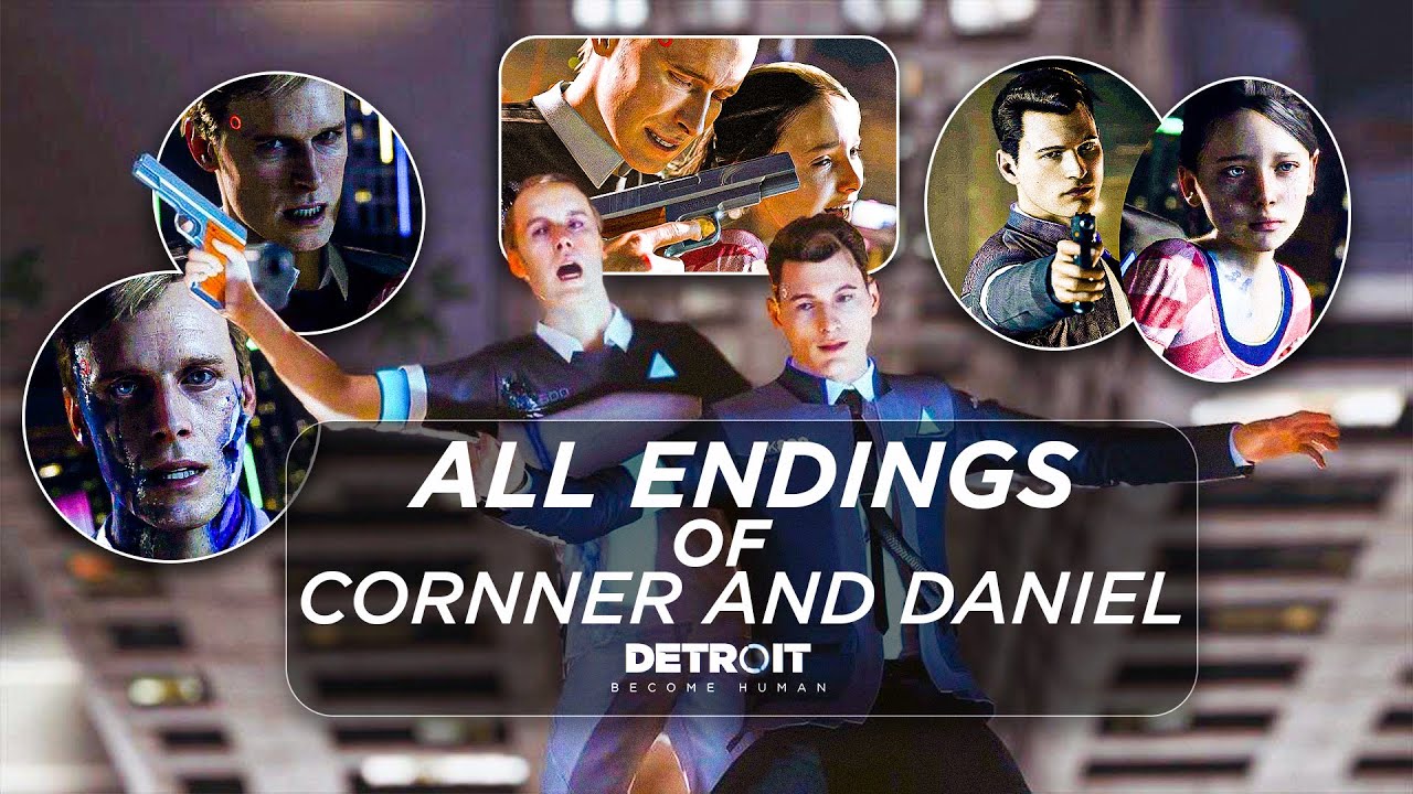 All Connor and Daniel's SHOCKING Ending #detroitbecomehumangame #detroitbecomehuman #detroit ...