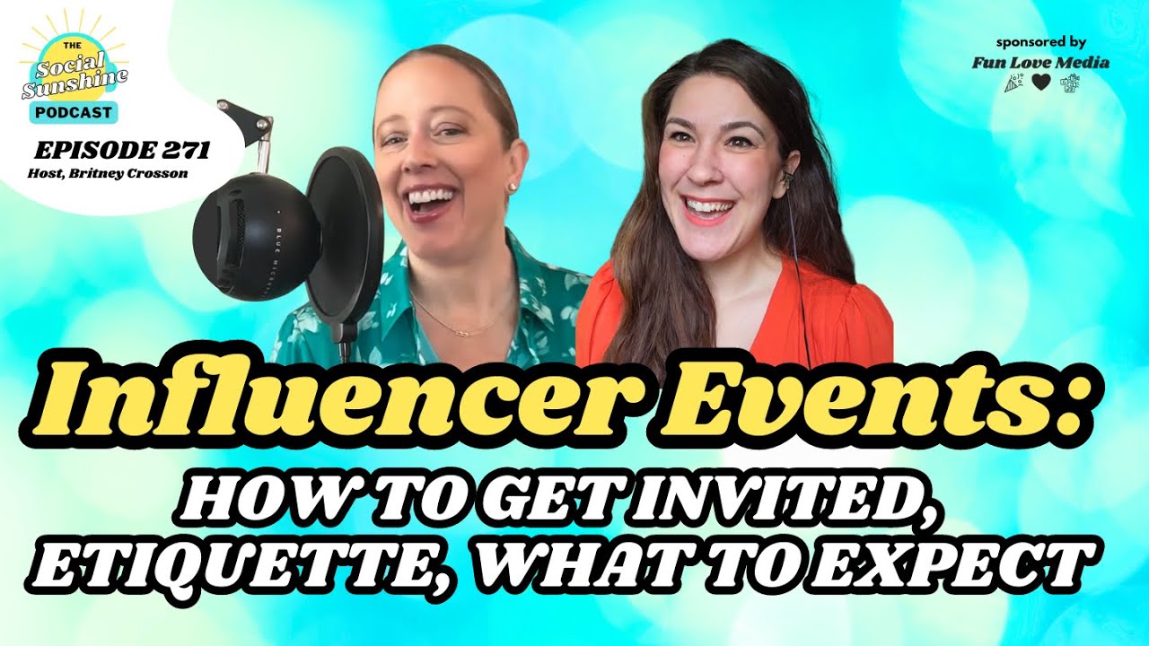 Influencer Events: How to Get Invited, Etiquette, What to Expect - YouTube