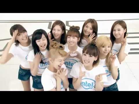 Intel Core - Girls Generation (SNSD) Bong! - YouTube