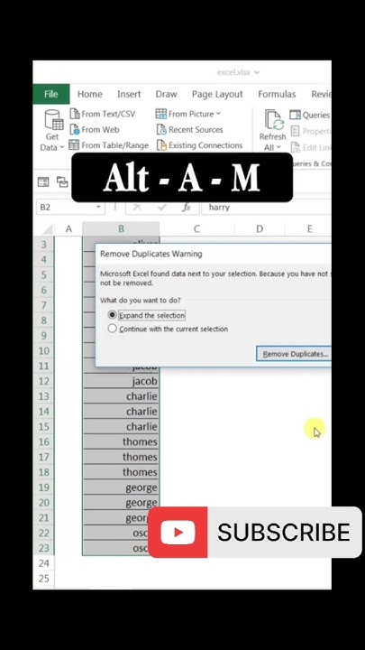 how to delete duplicate in Excel??? #subscribe #exceltech #smartphone #tutorial #excelworld ...