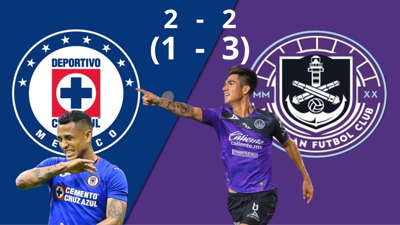 Mazatlan vs Cruz Azul 2-2 Penales 3-1 | Resumen Completo | Leagues Cup ...