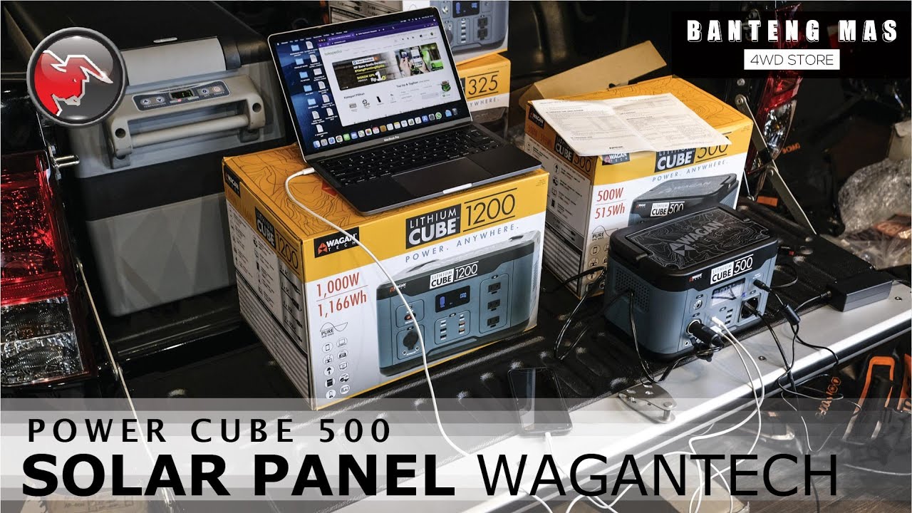 LISTRIK KAPAN SAJA DIMANA SAJA! POWER CUBE 500. USA SOLAR PANEL ...