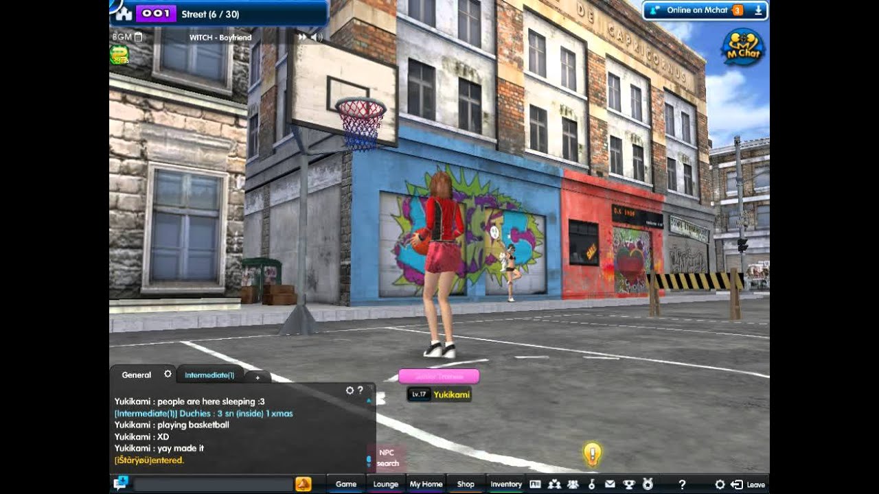 MSTAR online showing u street in the game and talking - YouTube
