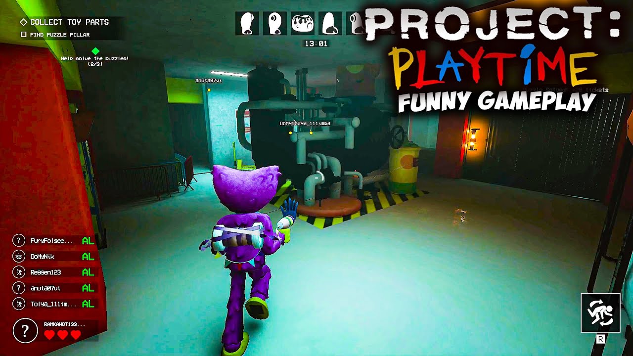 Funny Fast Gameplay No Commentary - Project Playtime - YouTube