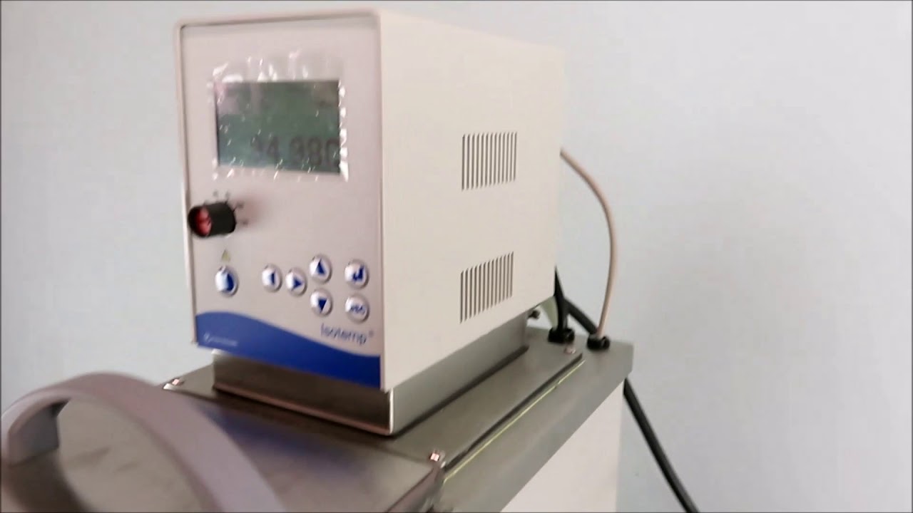 Fisher Isotemp 4100 Refrigerated Heated Bath Circulator - YouTube