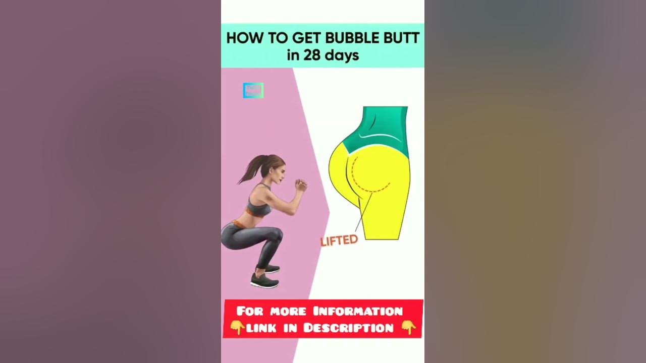 HOW TO GET BUBBLE BUTT IN 28 days I Bubble Butt Workout🍑 - YouTube