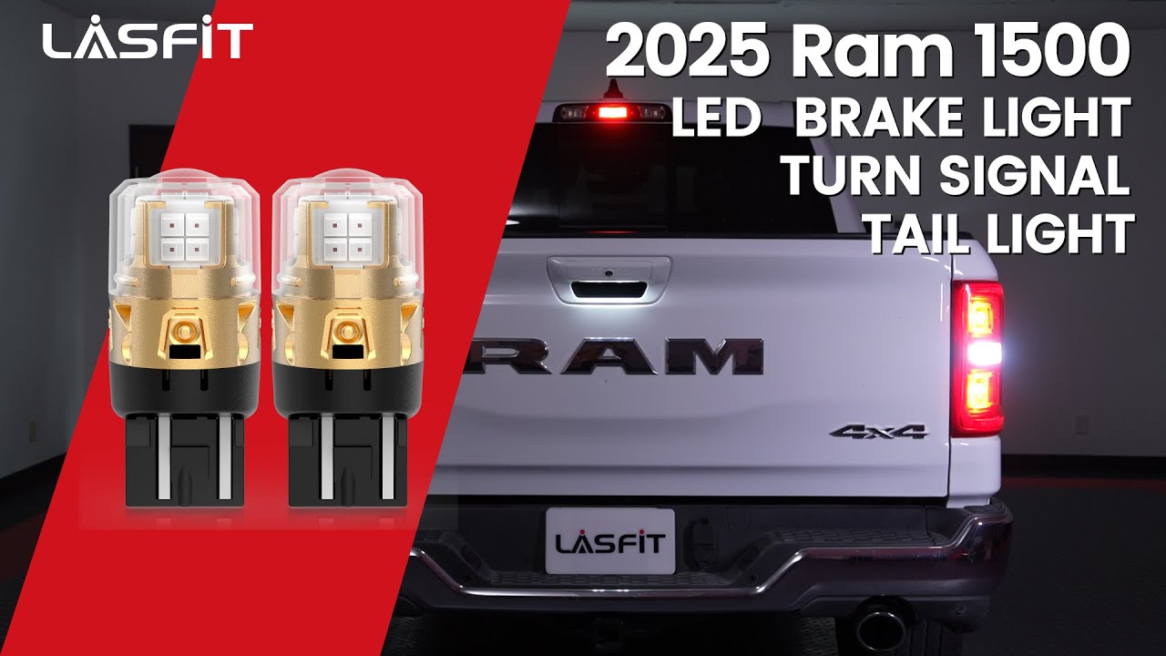 2025 Ram 1500 LED Turn Signal/Brake/Tail Light Lasfit LED Bulb [Install ...