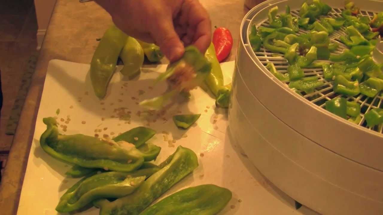 How to Dehydrate Peppers - YouTube