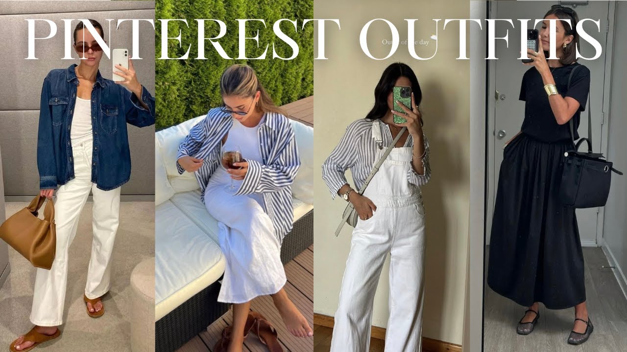 RECREATING SPRING PINTEREST OUTFITS 2025 | Casual Outfit Ideas - YouTube