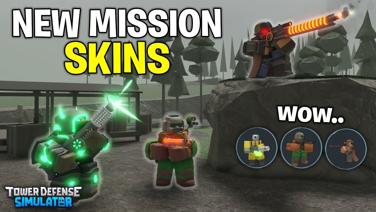 I got the new mission skins.. in 6 hours.. | Roblox TDS - YouTube