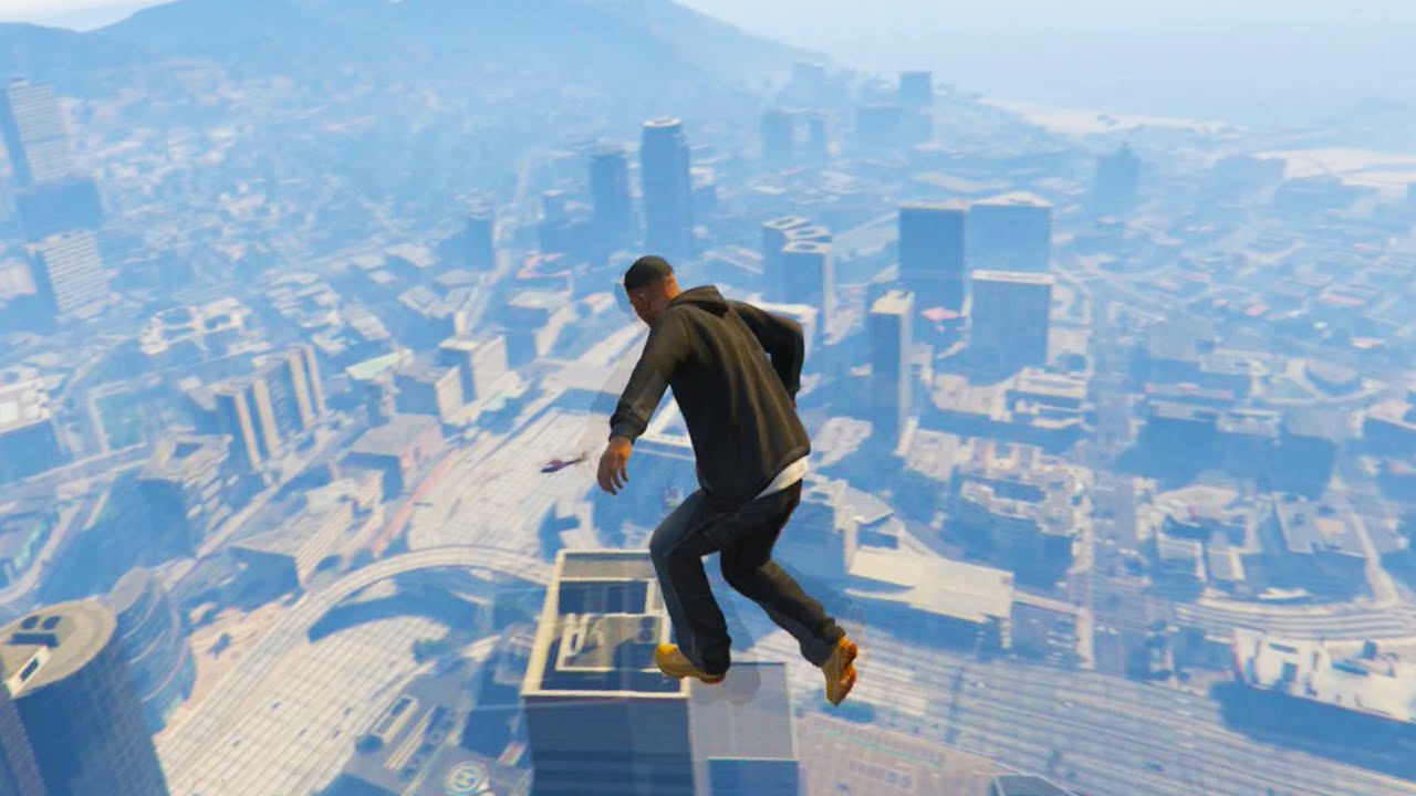 AWESOME GTA 5 PARKOUR STUNTS & FUNNY MOMENTS (Best Of Gta 5 Parkour ...