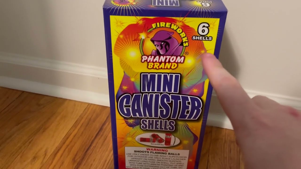 Mini Canister Shells 6pc By phantom brand Fireworks these HIT 💥🧨 - YouTube