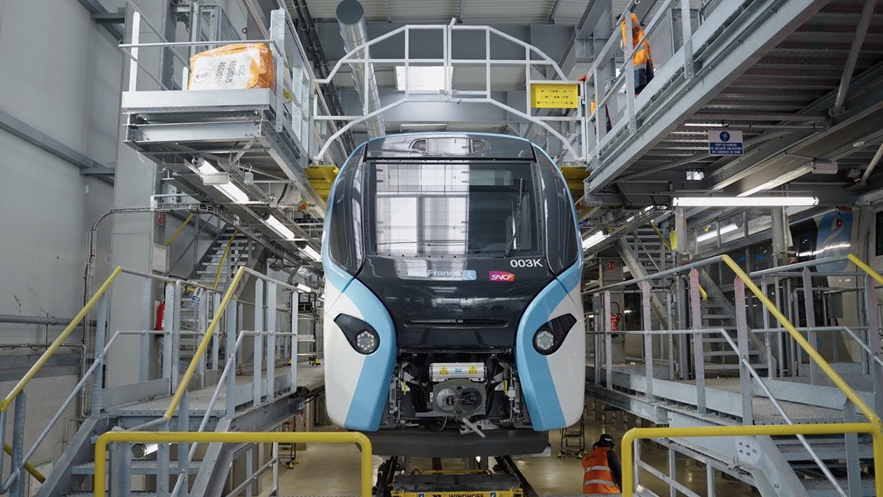 Le technicentre de Paris Est - YouTube