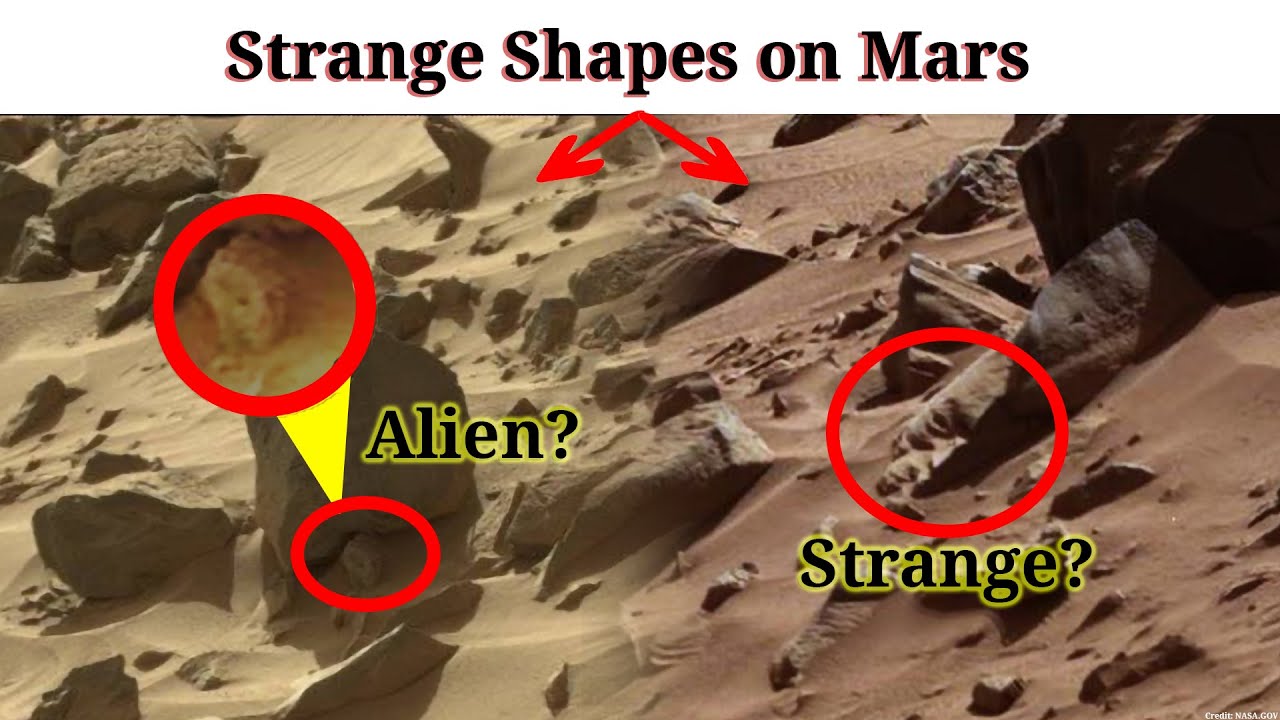Martian Strange Shapes on Mars | Marte Curiosity Perseverance - YouTube