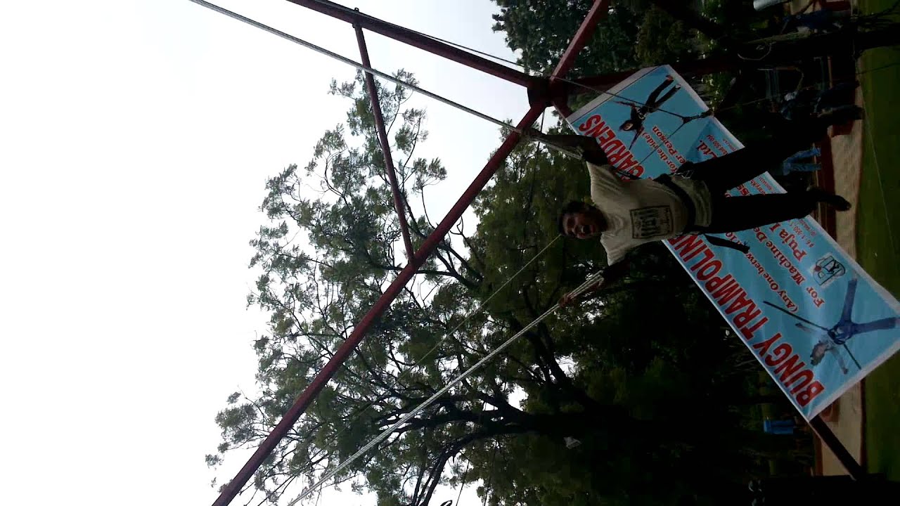 Sriram's Bungie Jumping @NTR gardens - YouTube