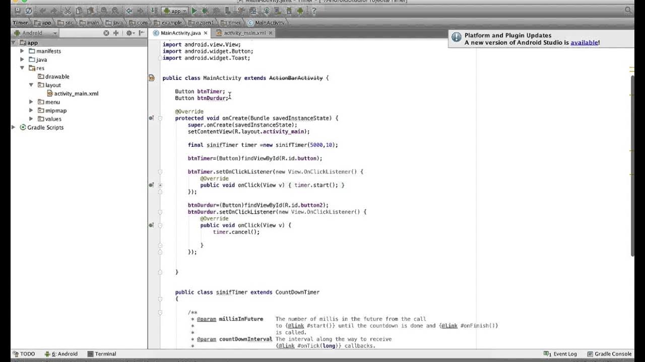 Java Timer 3-Sonsuz Timer - YouTube