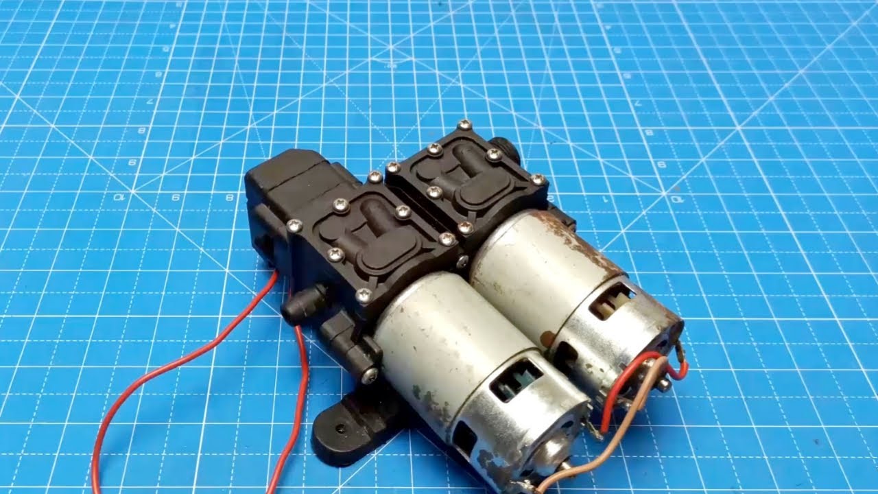 What is Inside 12v High Pressure Diaphragm Water Pump - YouTube