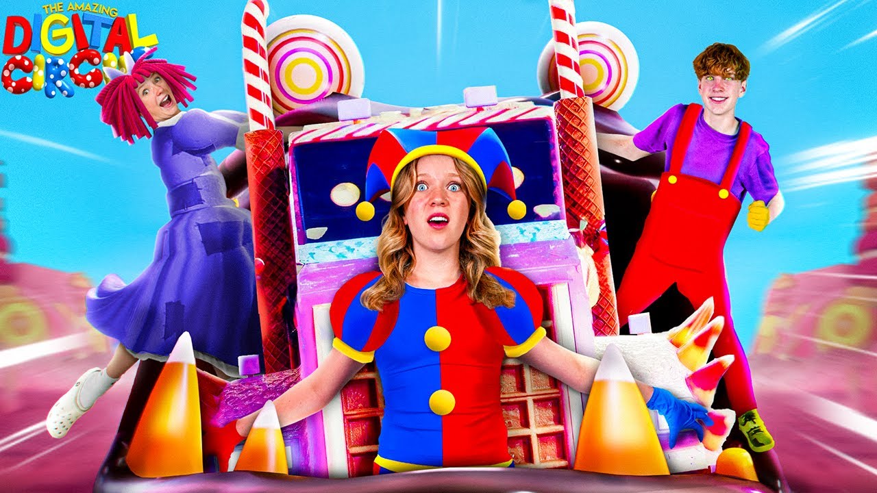 Amazing Digital Circus In Real Life - Ep 2: Candy Carrier Chaos - YouTube