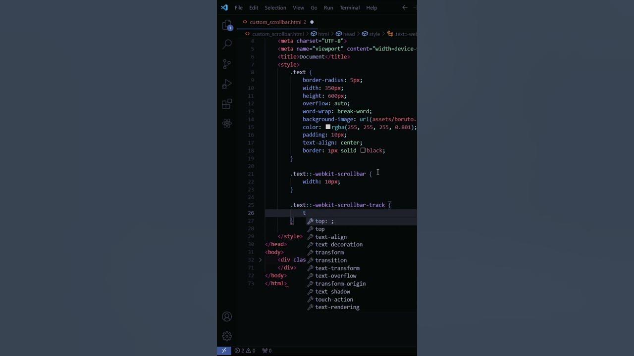 Custom Cursor In Css Css Webdevelopment Coding Frontend Youtube