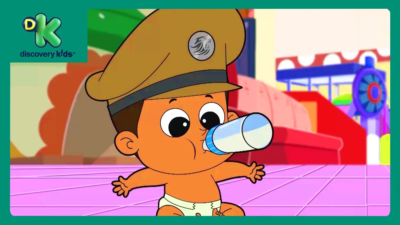 Baby Little Singham 👶 | National Milk Day 🍼| Milk Ki Shakti! | Cartoon ...