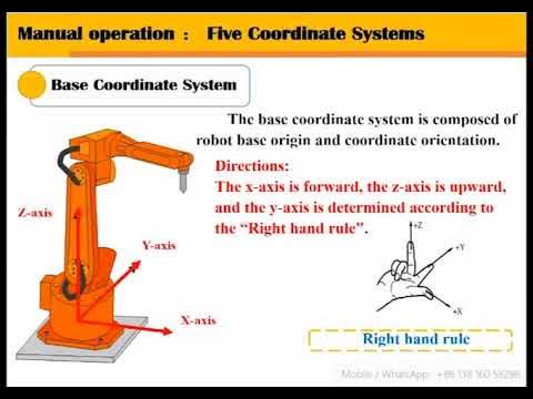 Five coordinate system - industry robot programming lbbbd - YouTube