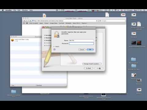 (Obsolete) Unity 3D webplayer plug-in install process on Mac OSX - YouTube
