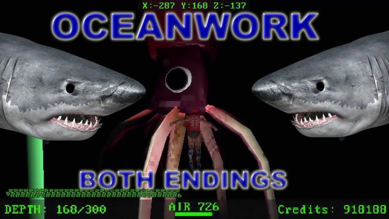 OCEANWORK | itch.io | Both endings | Simulation game | the horrors of ...