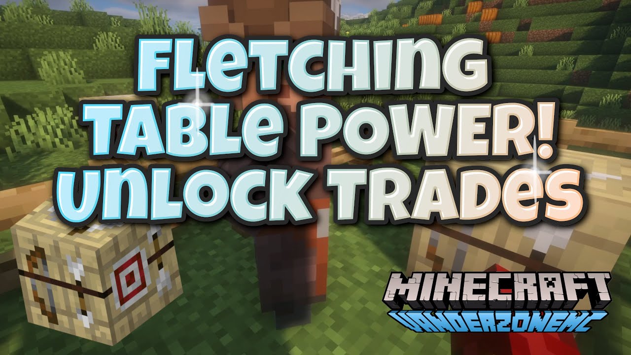 Minecraft: Level Up Your Trades with a Fletching Table! Bows, Crossbows ...