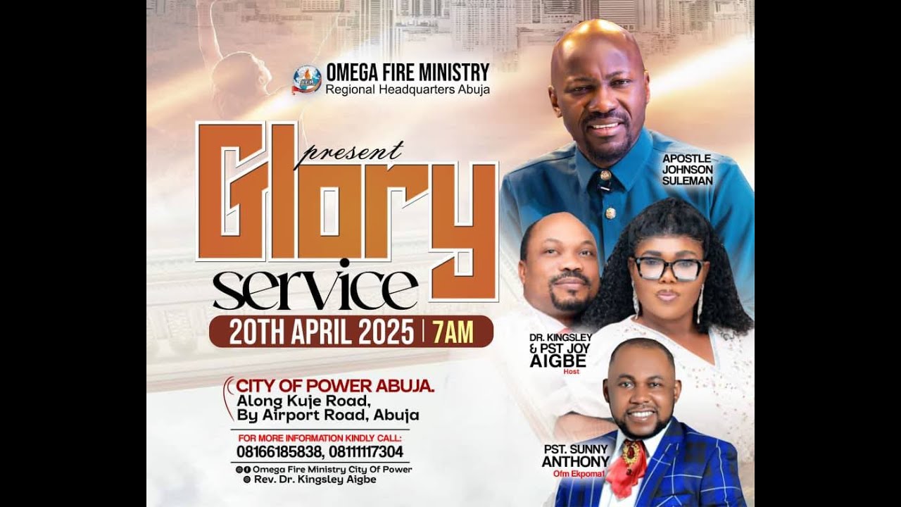 Sunday Service (13th April, 2025) With Dr. Kingsley & Pst Joy Aigbe II ...