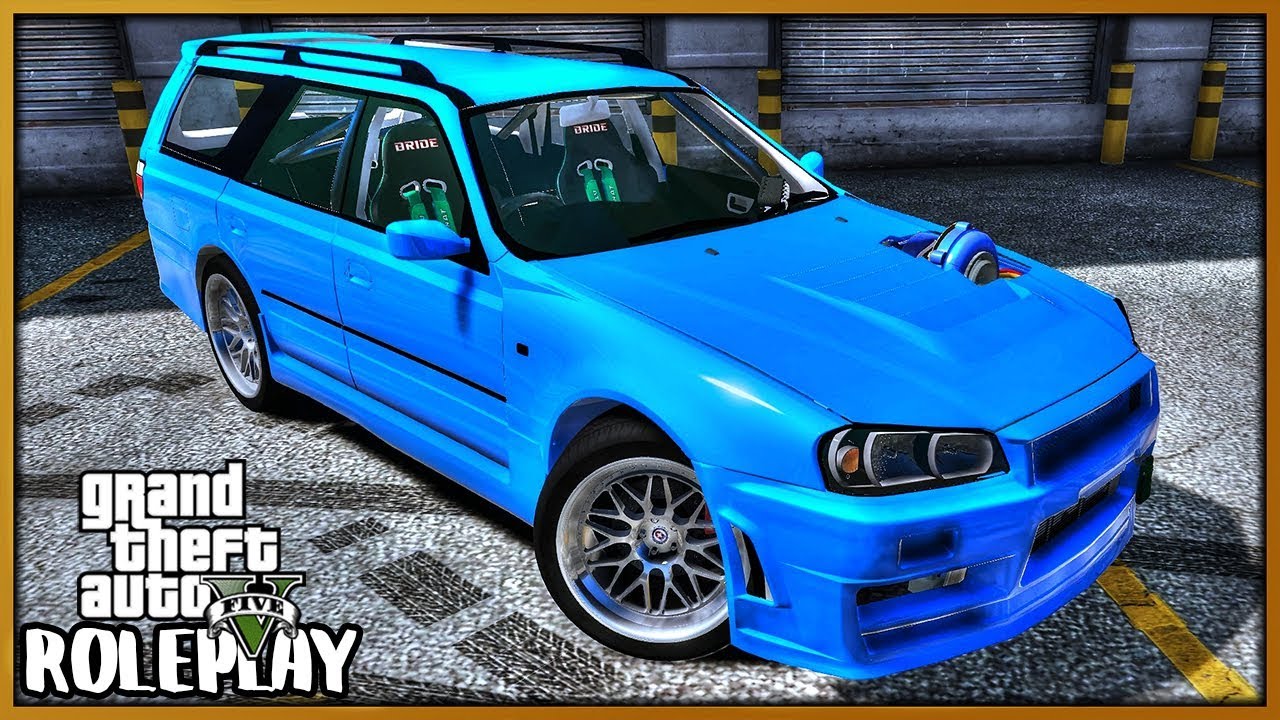 GTA 5 Roleplay - 'ULTRA RARE' Skyline GTR R34 Wagon | RedlineRP #651 ...