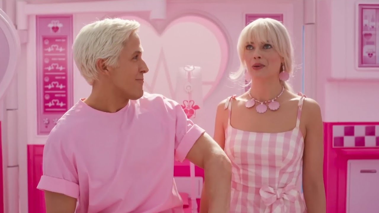 Barbie (2023) Movie Scene - Can I Come To Your House Today? | Margot ...