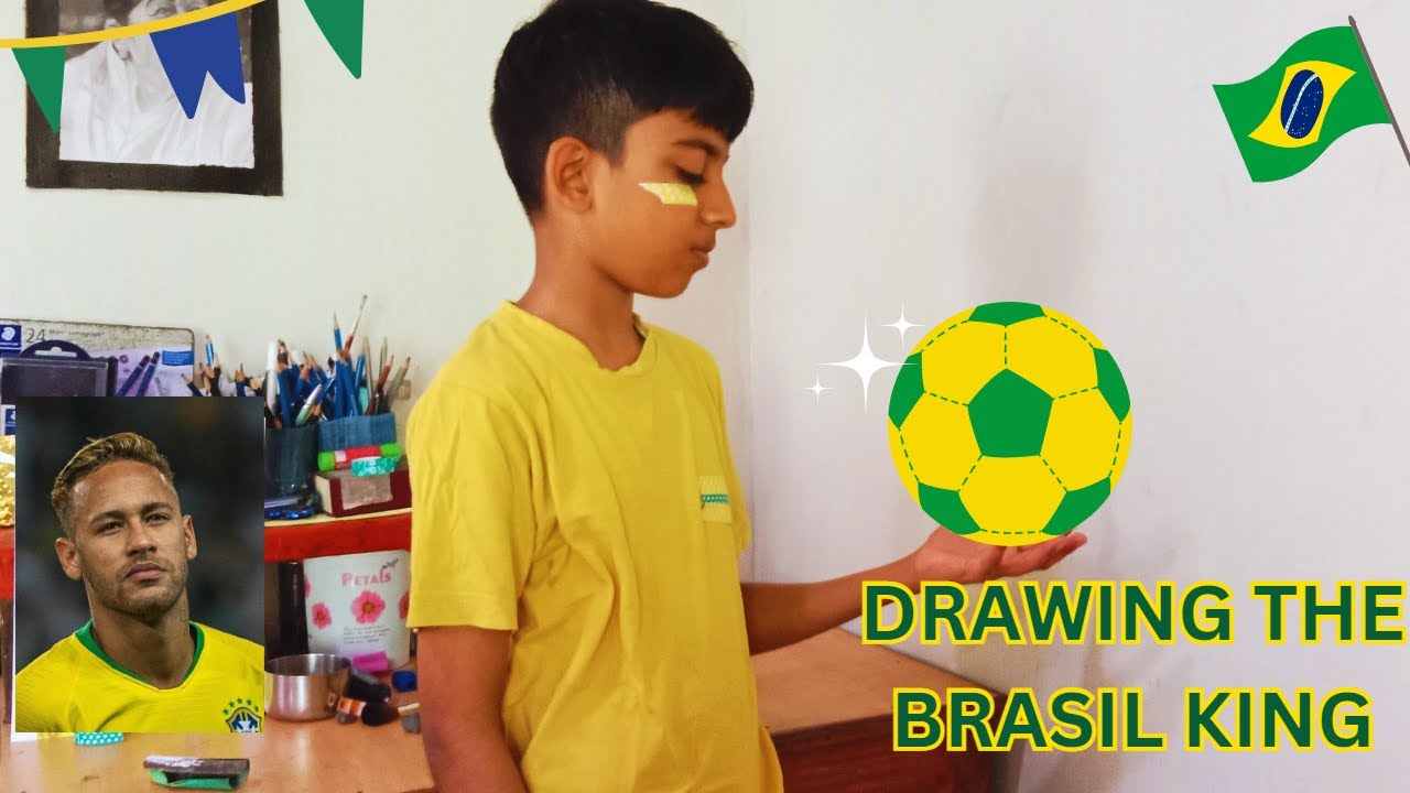 Drawing the Brazil King😱 - YouTube
